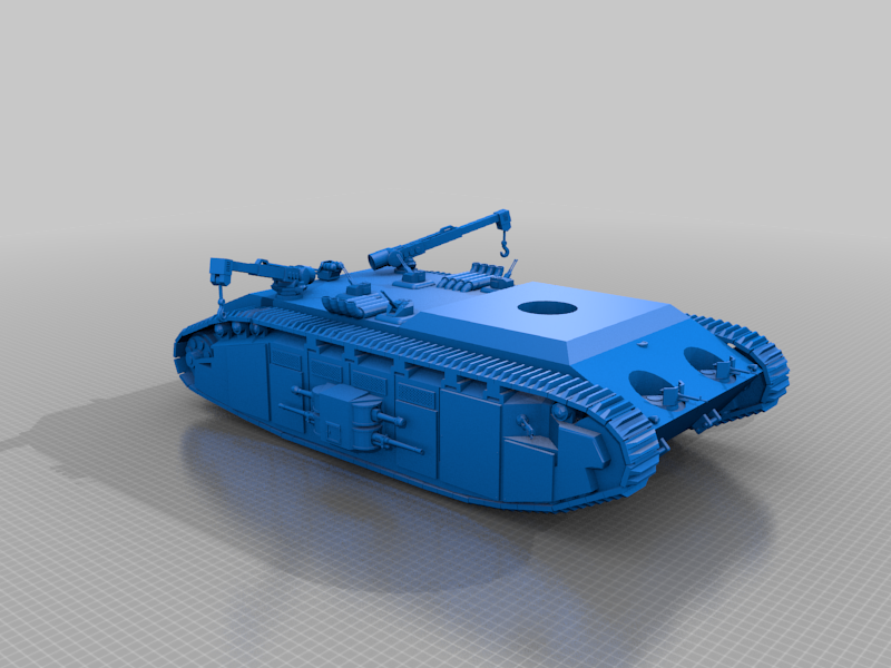 🪖 behemoth class recovery tank・Free 3D File for ・Cults