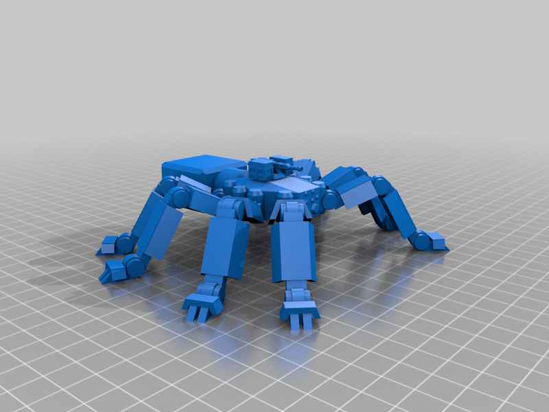 Free 3D file T-88 super heavy spider droids 🕷️ ・Design to download and ...