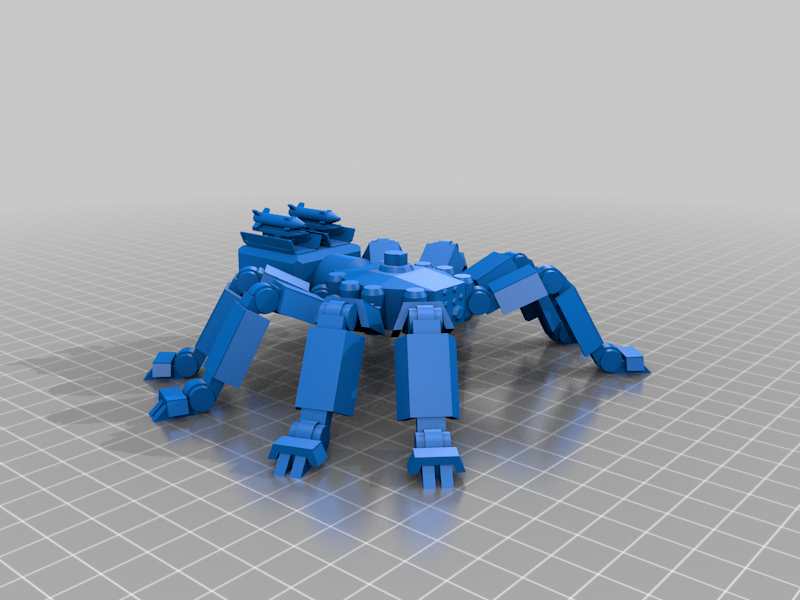 Free 3D file T-88 super heavy spider droids 🕷️ ・Design to download and ...