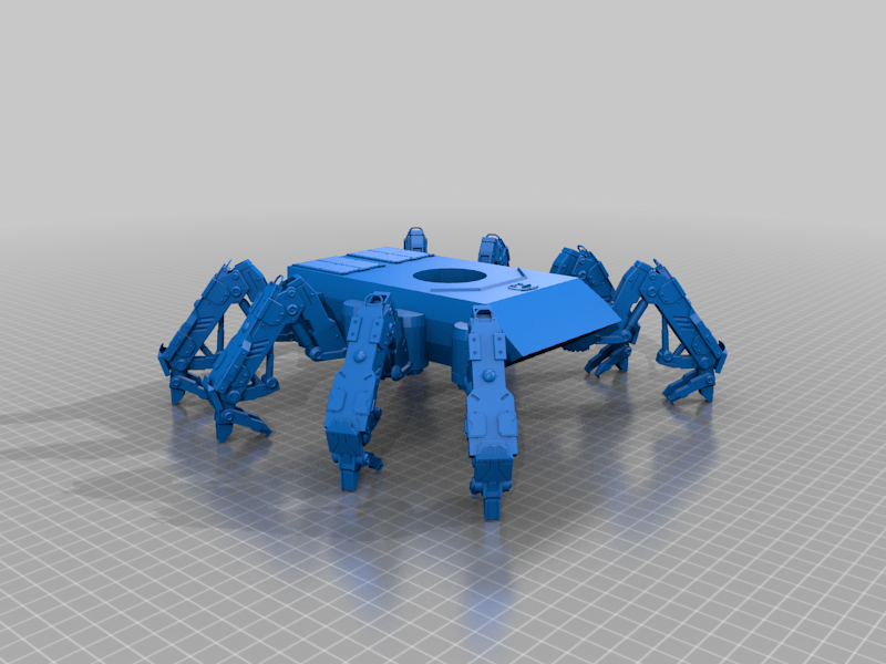 🕷️ T-105 super heavy spider tank・Free 3D File for ・Cults