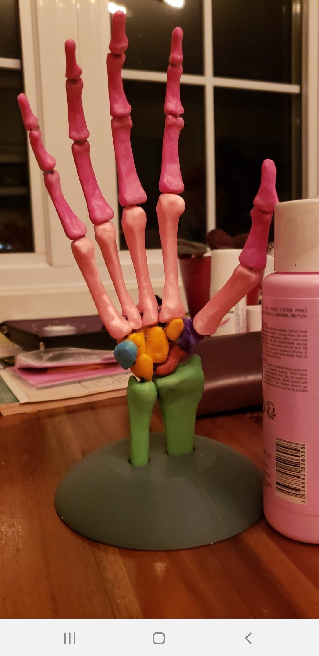 3D printable Full Size Anatomically Correct Human Hand Model・Cults