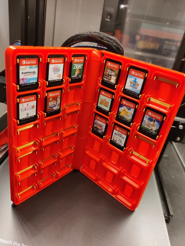 Free STL file Nintendo Switch Game Card Book Holder 30x 📚 ・3D printable ...