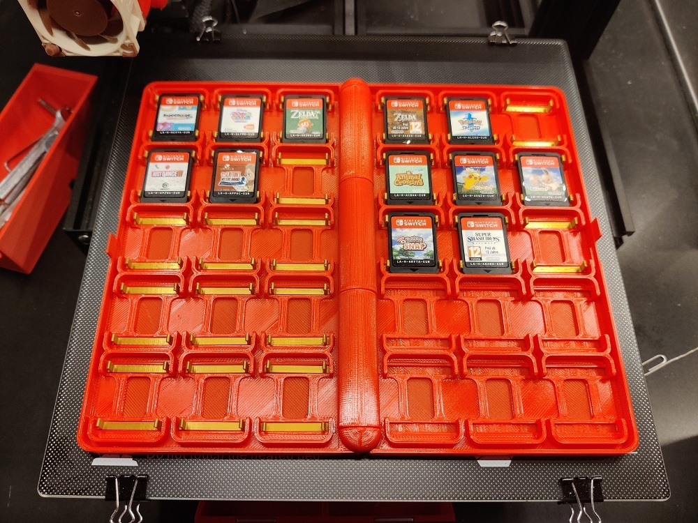 Free STL file Nintendo Switch Game Card Book Holder 30x 📚 ・3D printable ...