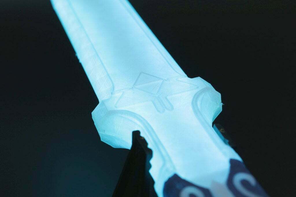 🗡️ LED Zelda Master Sword with Sounds・Free STL File for ・Cults
