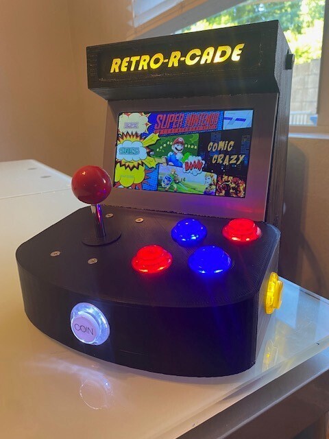 STL file Desktop Arcade (for Retropie) 🕹️ ・Model to download and 3D ...