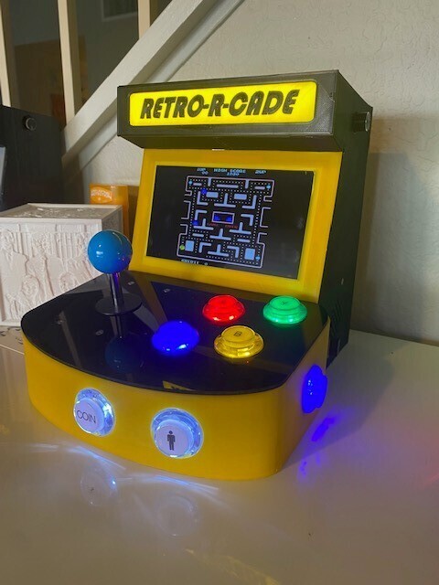STL file Desktop Arcade (for Retropie) 🕹️ ・Model to download and 3D ...
