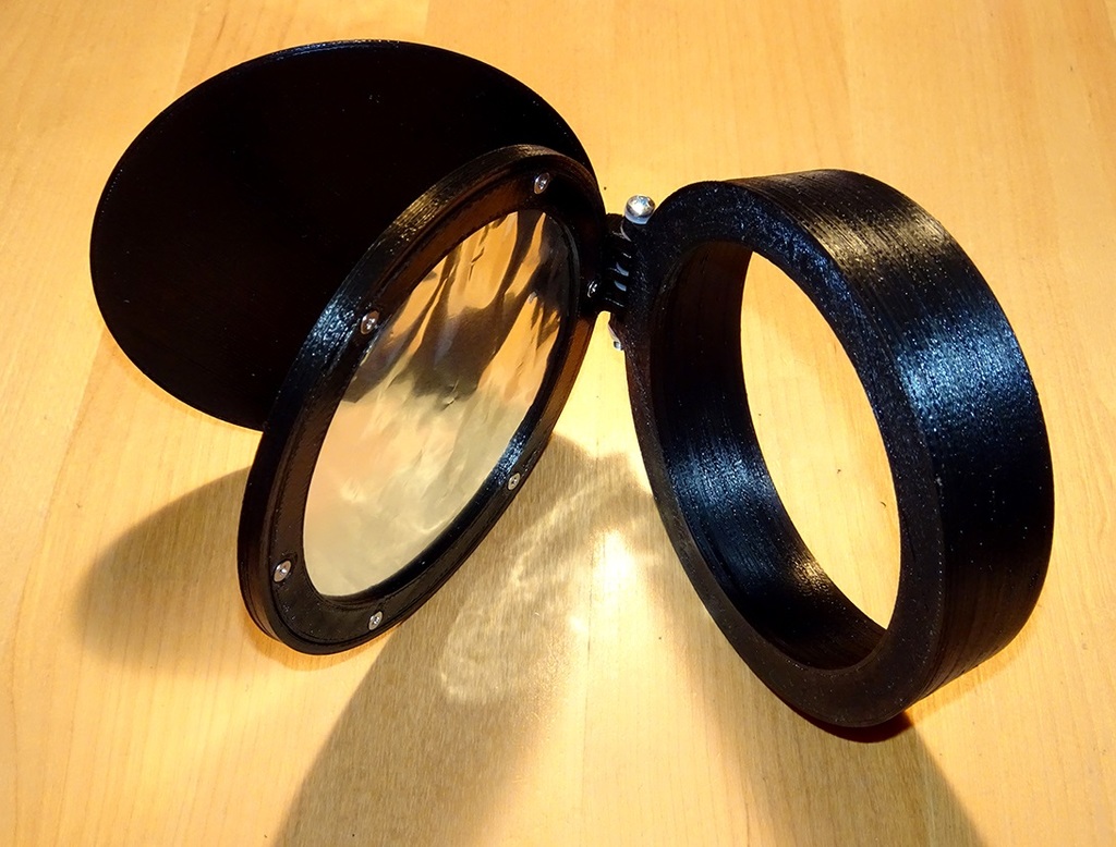 ☀️ Solar eclipse photography filter holder for Baader AstroSolar filter ...