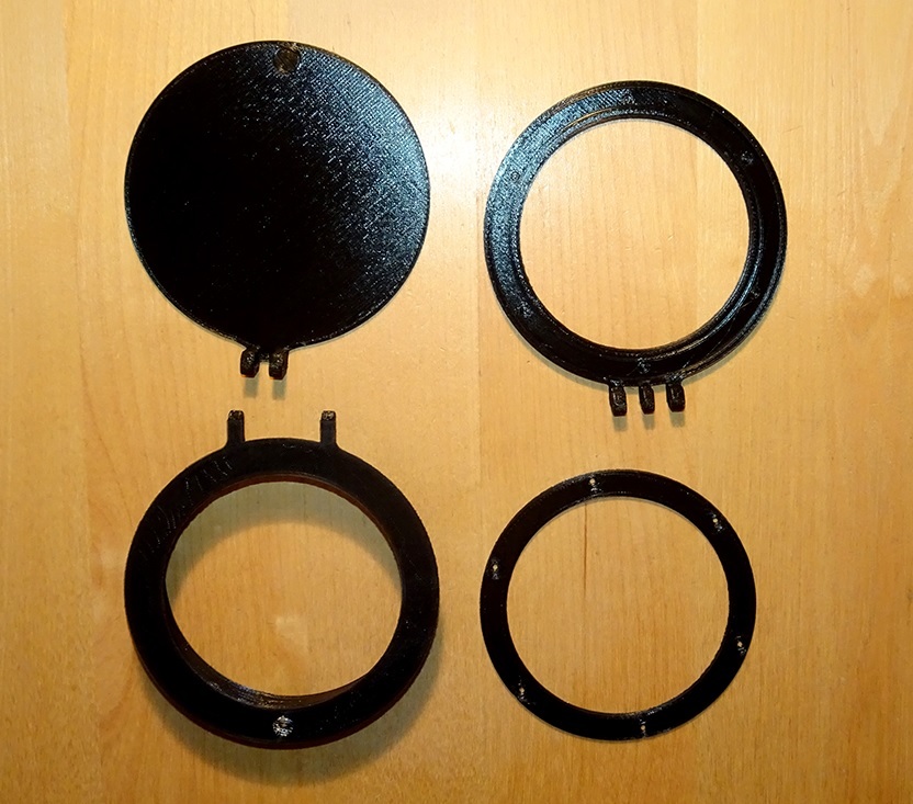 ☀️ Solar eclipse photography filter holder for Baader AstroSolar filter ...