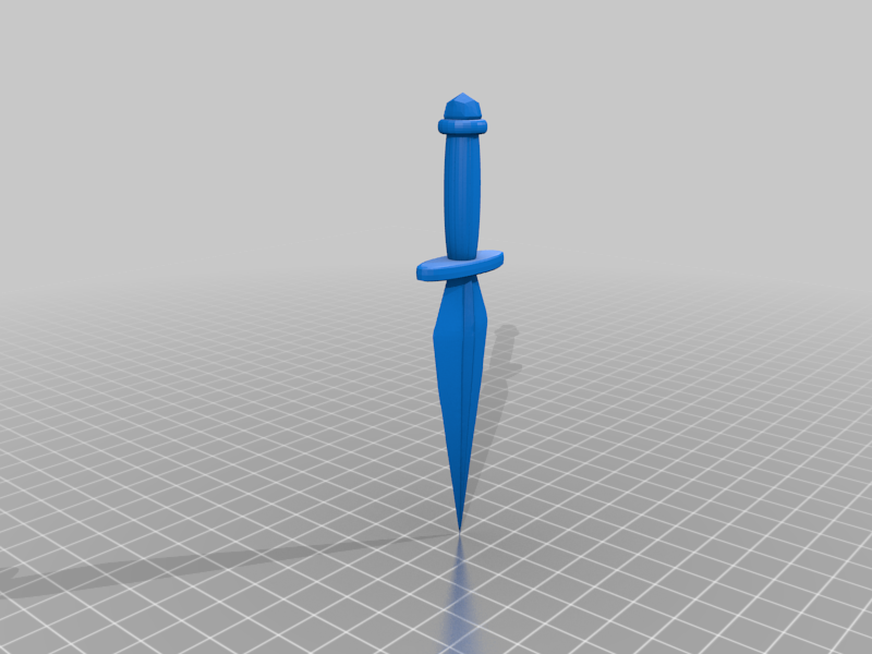 🗡️ Simple dagger・Free 3D File for ・Cults