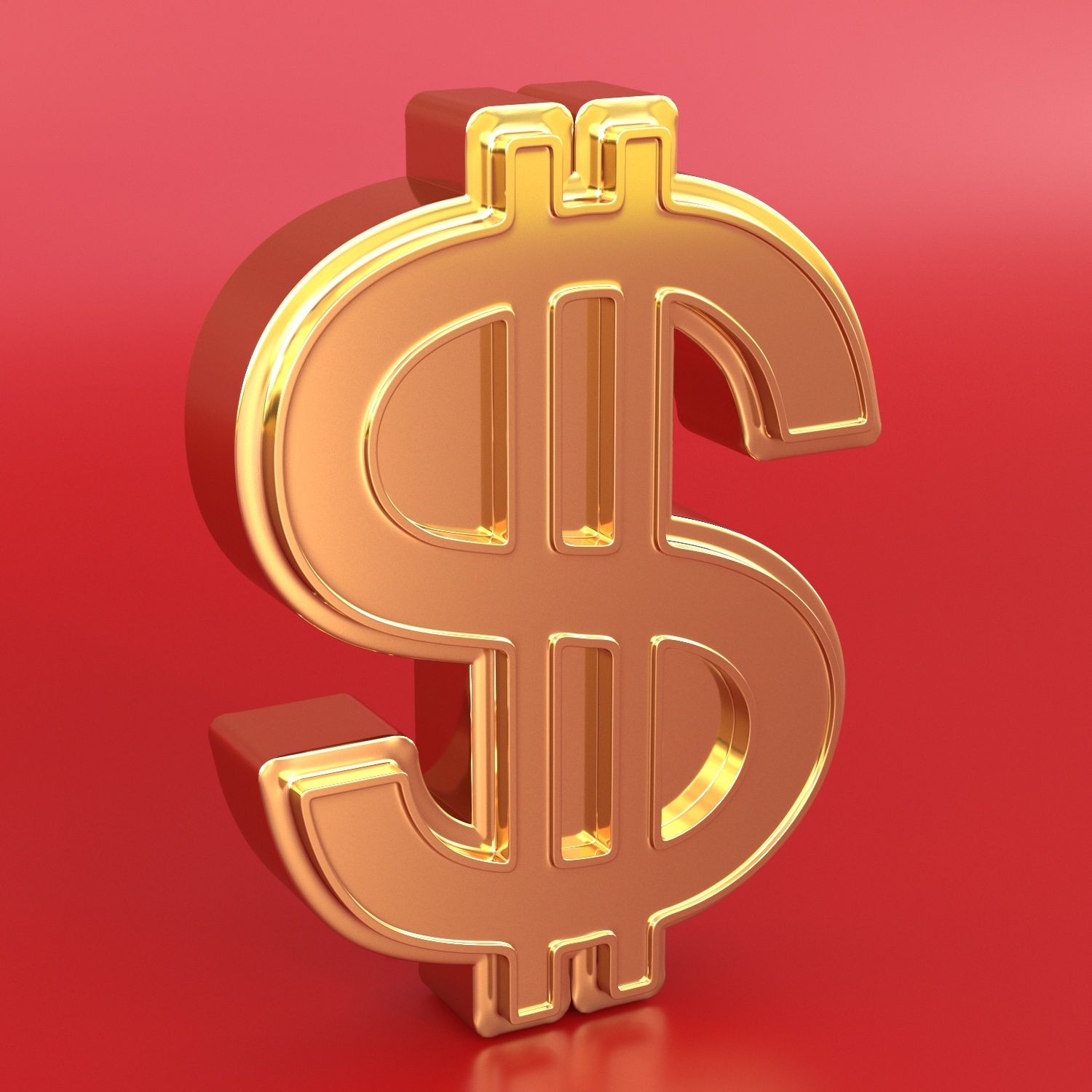 STL file Dollar sign decor 💵 ・3D printer design to download・Cults