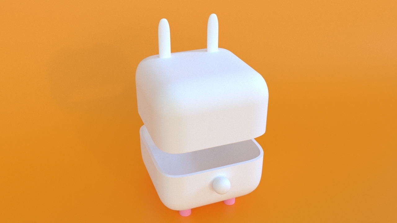 STL file Box Bunny 📦 ・3D printing model to download・Cults