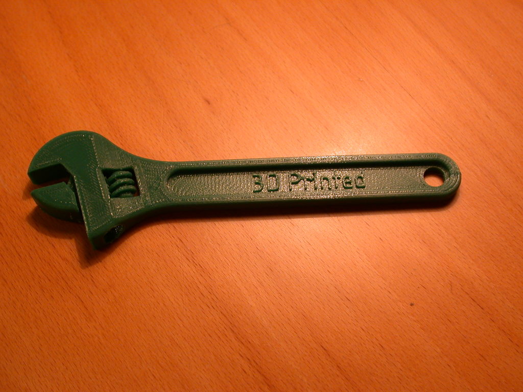 3D printable Fully assembled 3D printable wrench・Cults