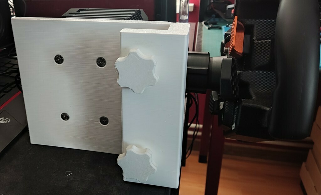 Free 3D file Fanatec CSL DD 0° table clamp 🗜️ ・Model to download and 3D ...