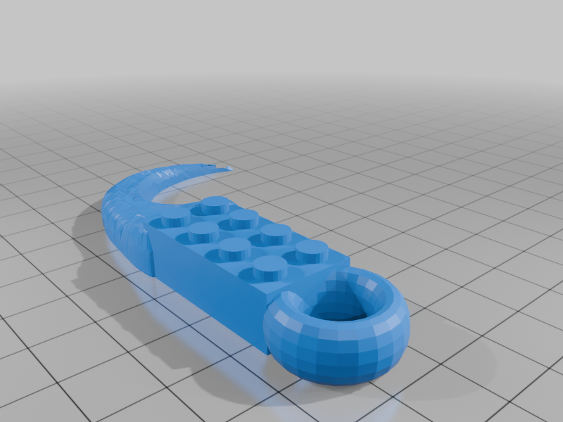Free 3D file lego brick of death karambit keychain 🧱 ・3D printing ...