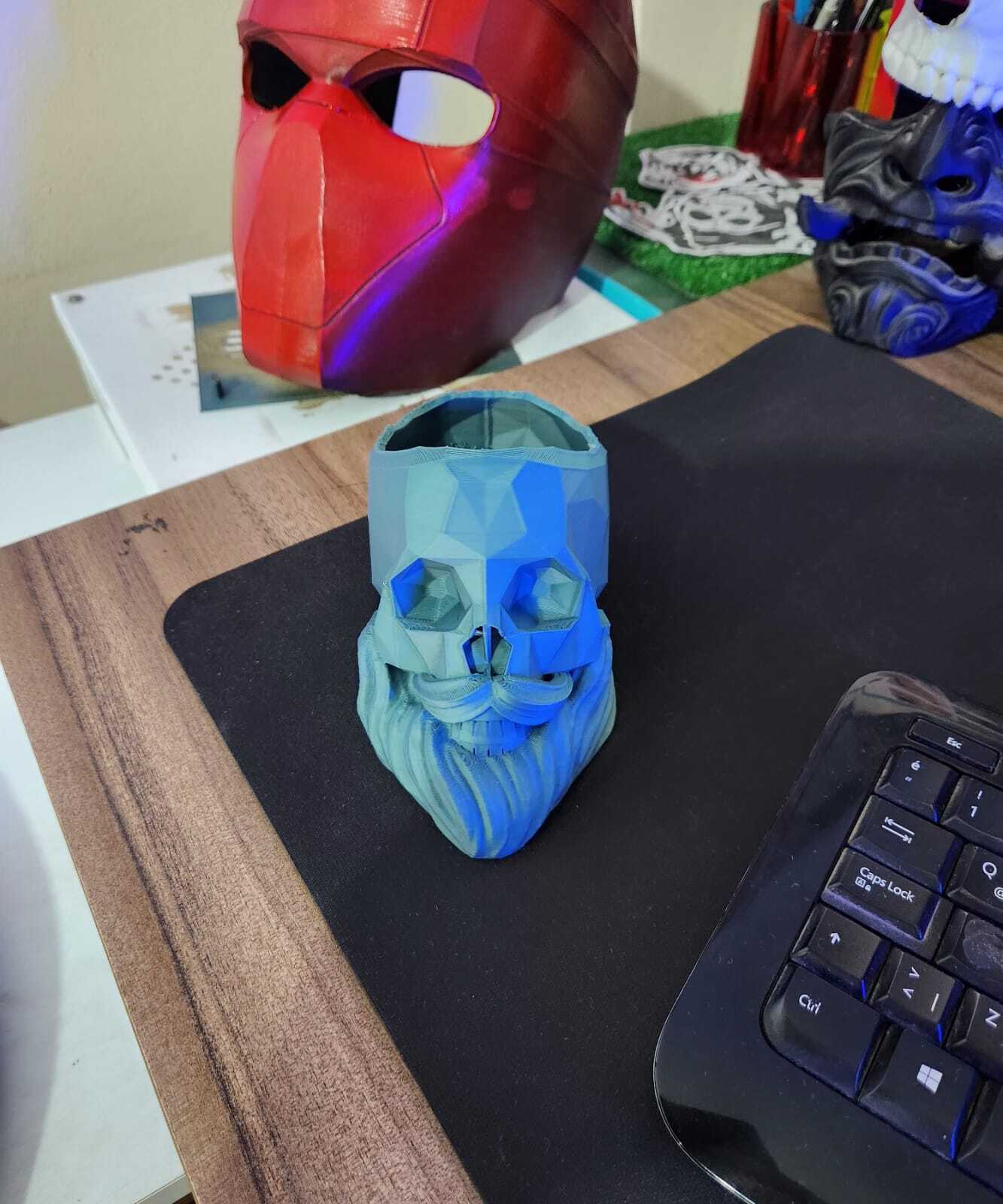 3D printed barber skull・Cults