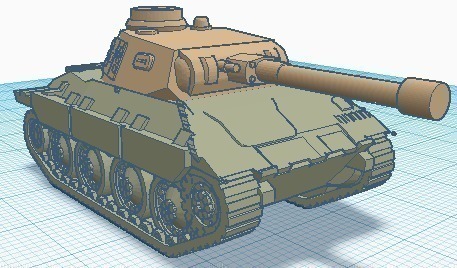 STL file Krupp-38(D) World of Tanks 🗺️ ・3D printing model to download・Cults
