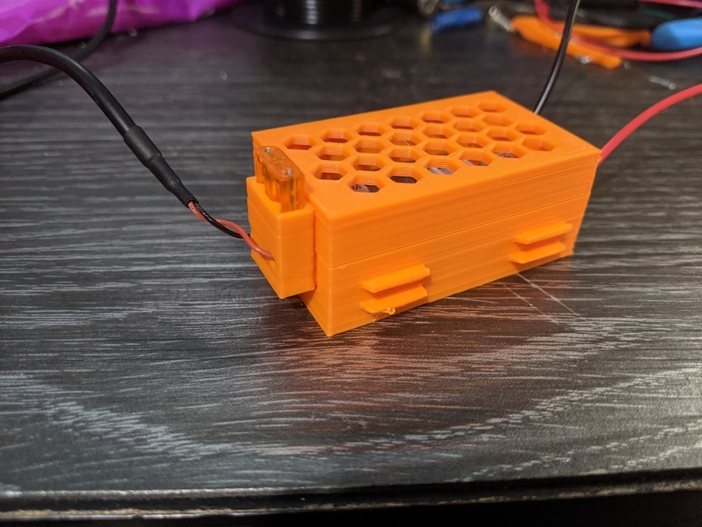 Free 3D file Mini Blade fuse holder for LM2596 buck converter tool-less ...