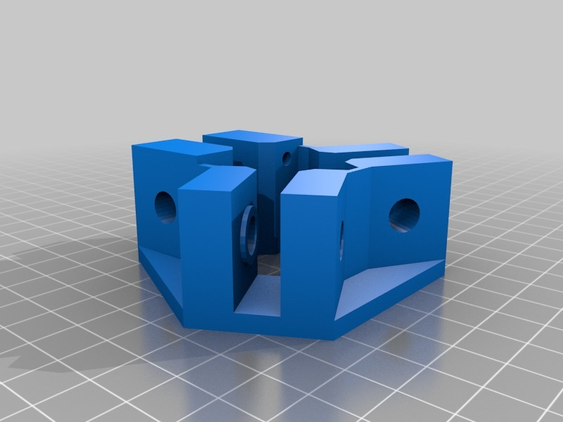Free 3D file Bearing Block for 23.5mm Conduit with 608 Bearings and ...