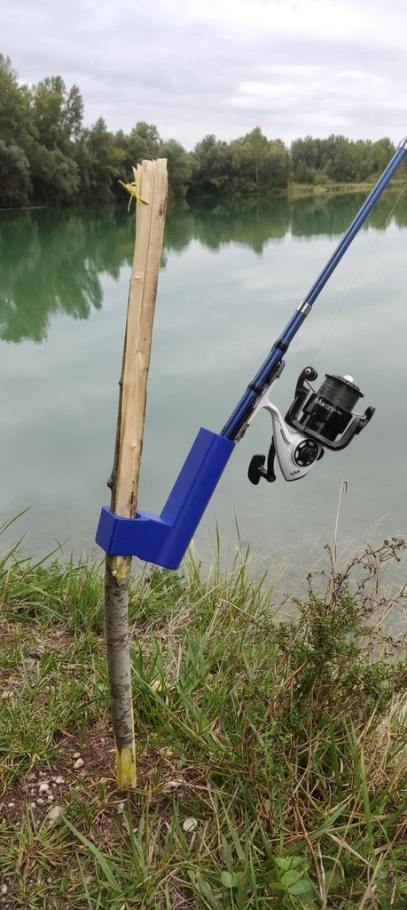 🎣 Fishing rod holder・Free 3D File for ・Cults