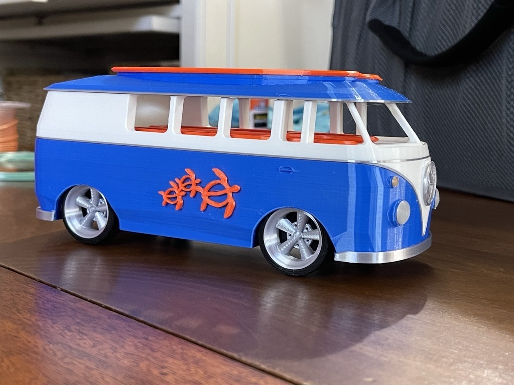 Free 3D file VW Surf Bus Desk Organizer 🏄 ・3D printer model to download ...