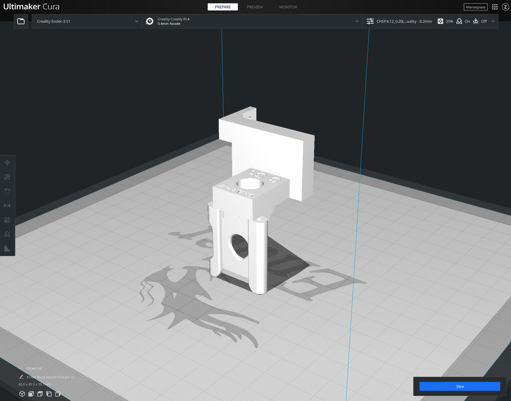 Free Stl File Ender 3 S1 Extruder Mount Sharpie Blender 🧞‍♂️ Obj・3d Print Object To Download・cults