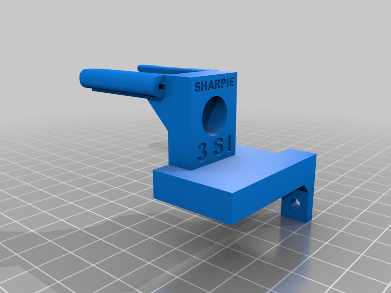 Archivo STL gratis Mezclador Sharpie con montaje de extrusor Ender 3 S1 ...