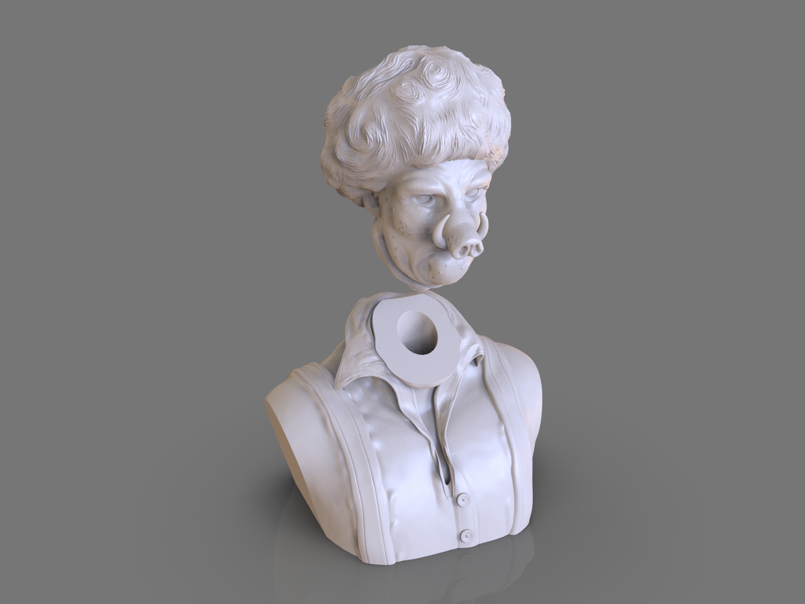 OBJ file Wookalar Bust 👤 ・3D printing design to download・Cults