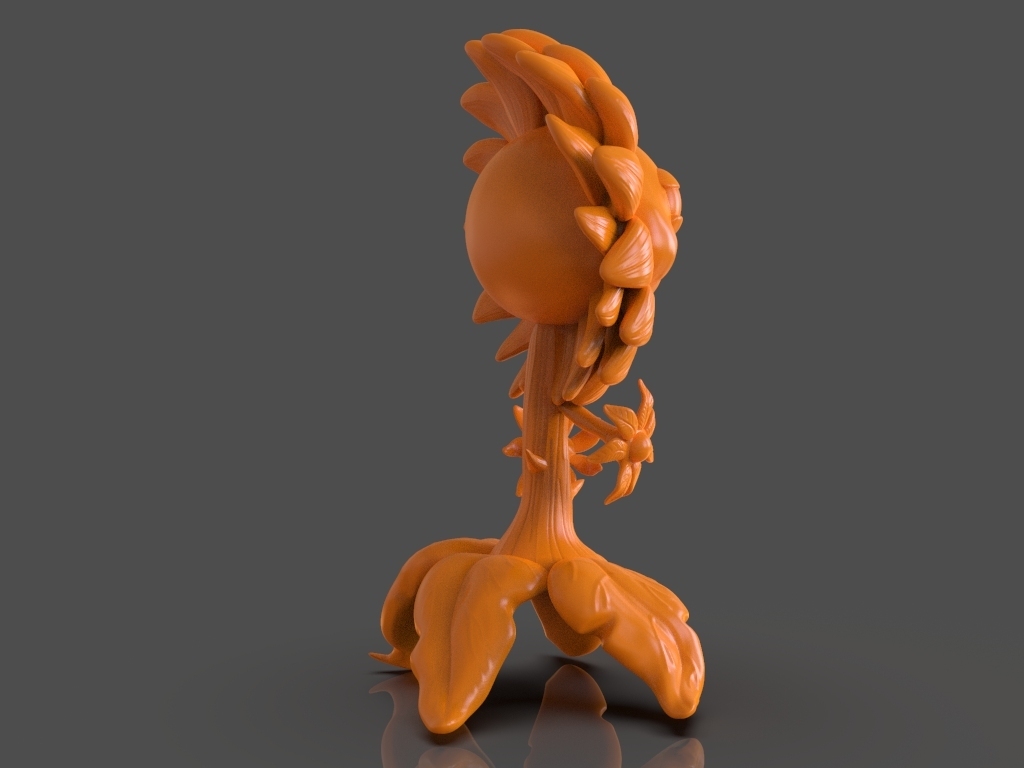 3D file Sunflower From Plants Vs Zombies 🌻・3D printing model to ...
