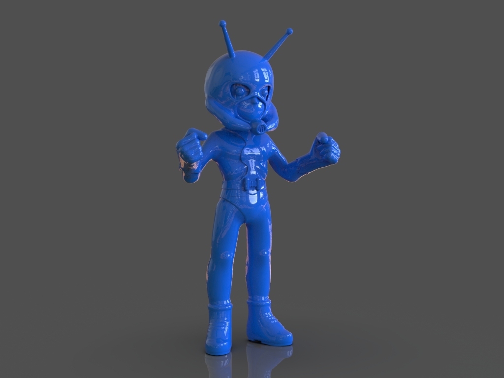 STL file Ant Man Chibi Version 3D Print 🐜・3D print model to download・Cults