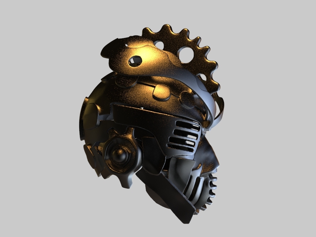 STL file Cyber Punk Helmet 🪖 (OBJ)・Template to download and 3D print・Cults