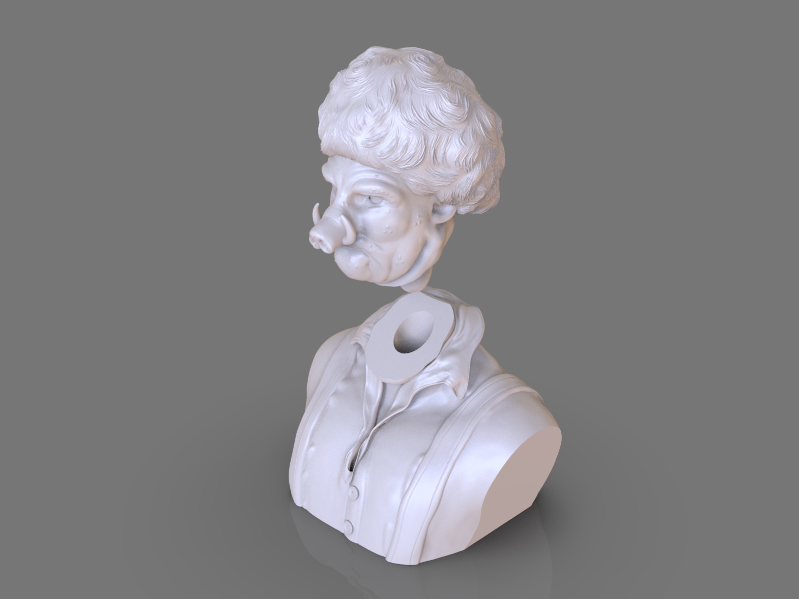 OBJ file Wookalar Bust 👤 ・3D printing design to download・Cults