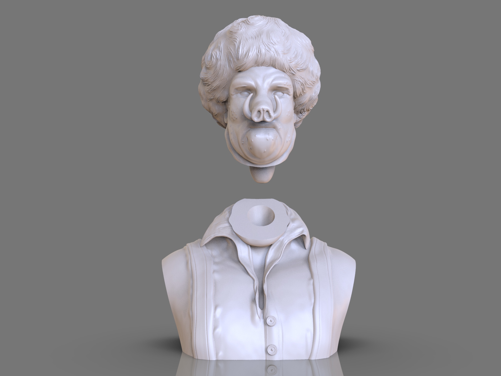 OBJ file Wookalar Bust 👤 ・3D printing design to download・Cults