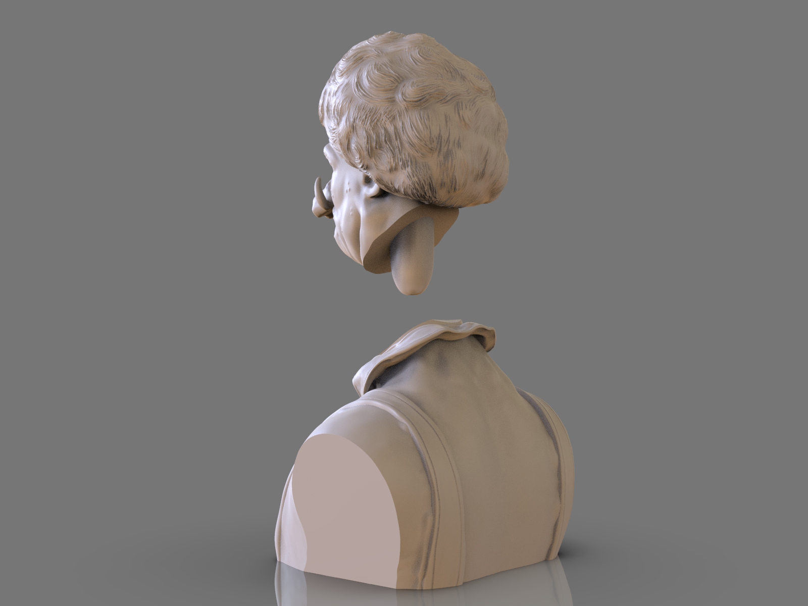 OBJ file Wookalar Bust 👤 ・3D printing design to download・Cults