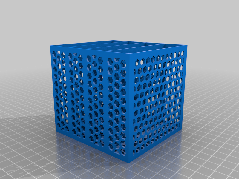 Free 3D file Drawer tower with honeycomb pattern 🏢 ・3D print design to ...