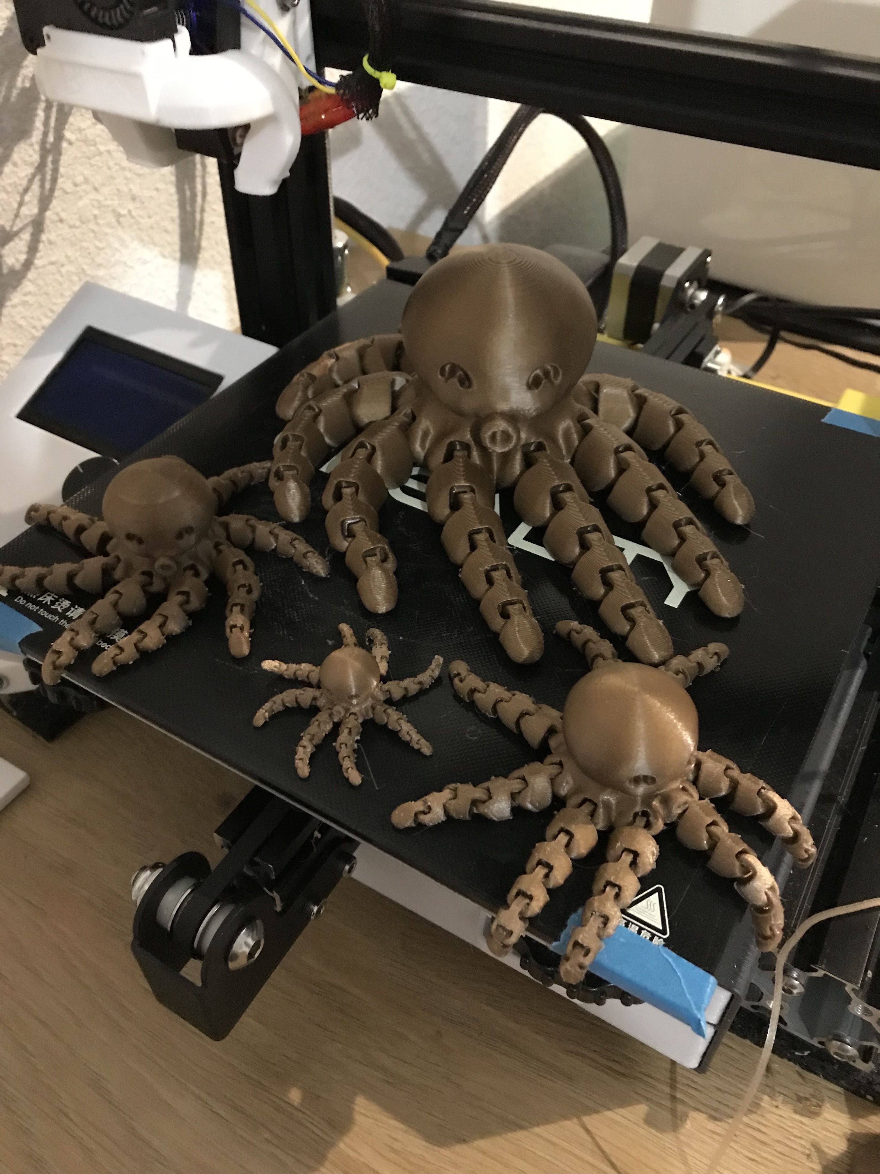 3D printable Cute Mini Octopus・Cults