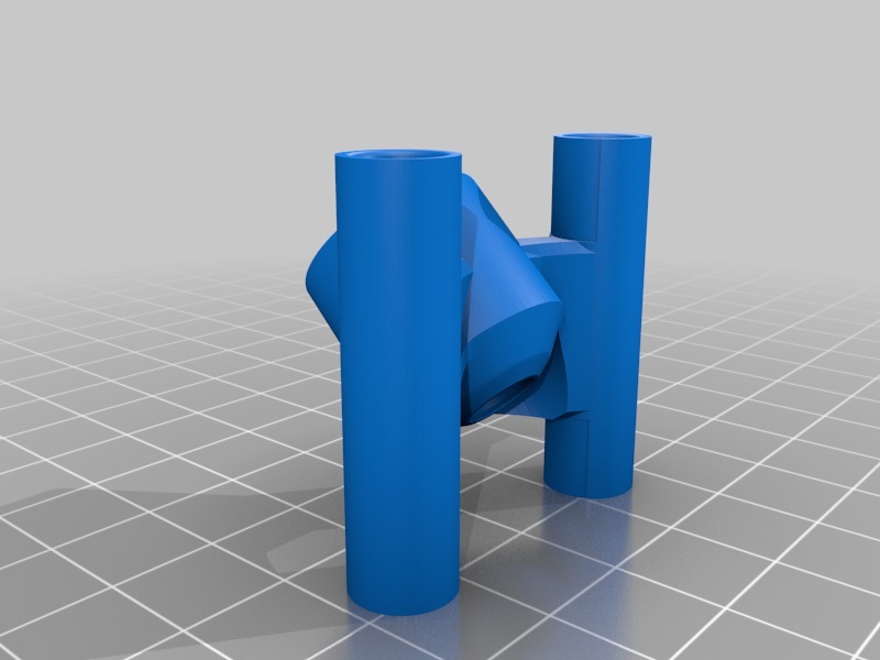 Free 3D file 45 degree Axii mount - Alien 5" (28mm standoff width, 35mm ...