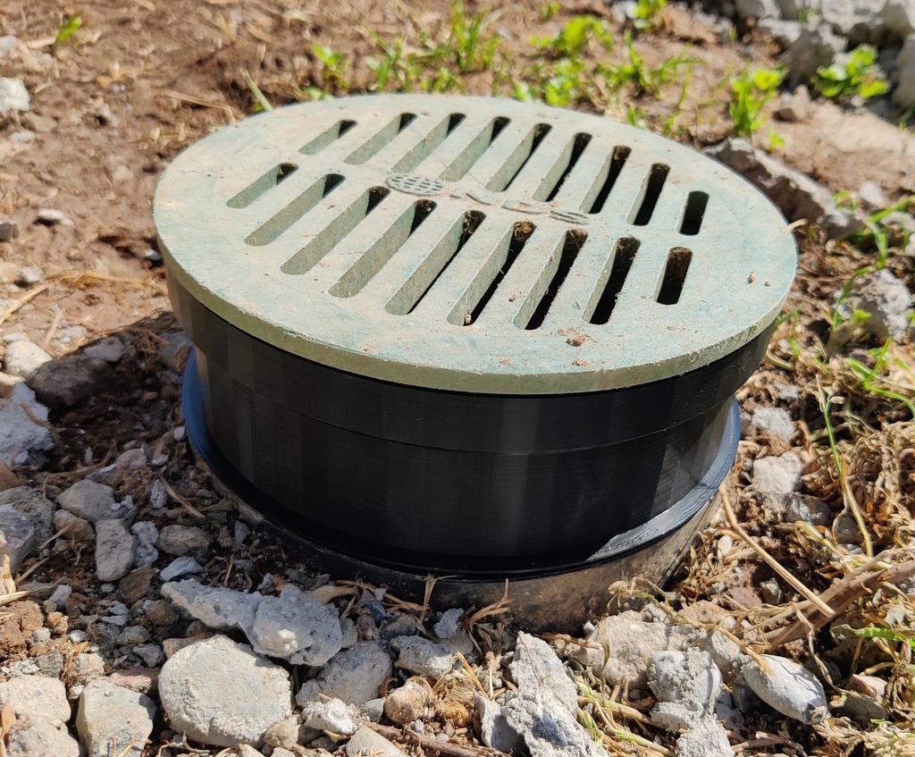 Free STL file Catch Basin Riser (6 Inch Round) 🌳 ・3D printable model to ...