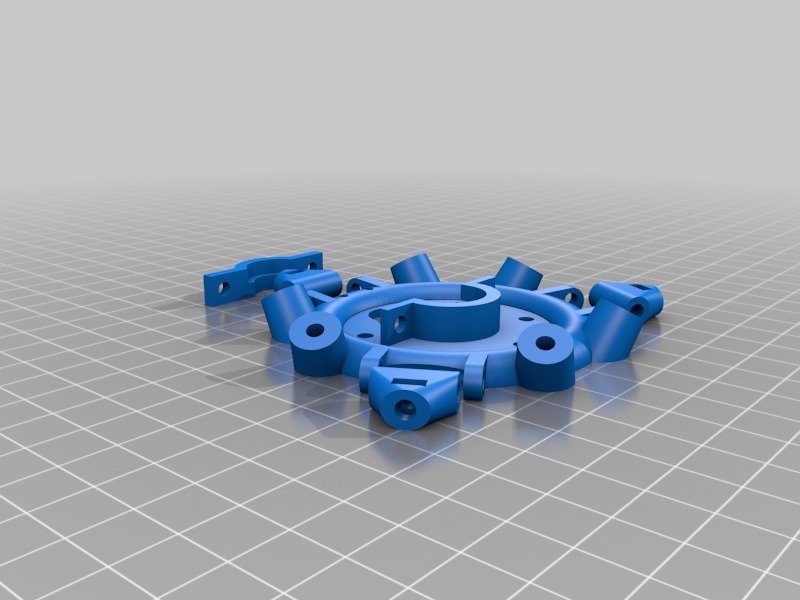 Free 3D file Magnetic Effector with 3 Fans and LED Light Ring for ...