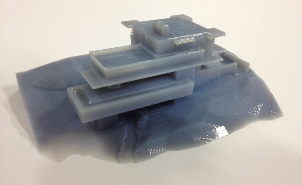 3D printing Falling Water - Frank Lloyd Wright・Cults
