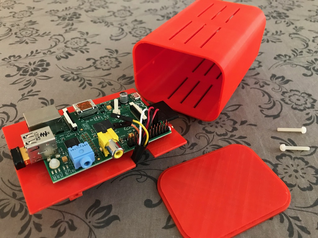 🎵 DAC Case - RPi 1B - Sabre DAC ES9023・Free 3D File for ・Cults