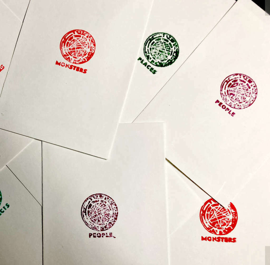 Free 3D file ICRPG Card Back Stamps 🔙 ・3D printer design to download・Cults