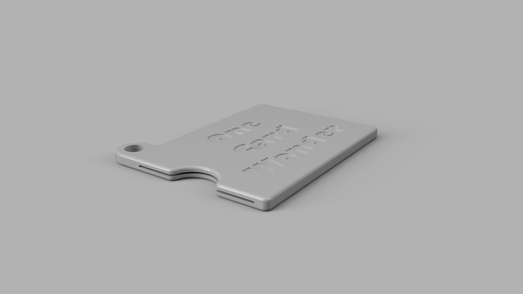 Free 3D file Single Card Holder 🧞‍♂️ ・3D printing design to download・Cults