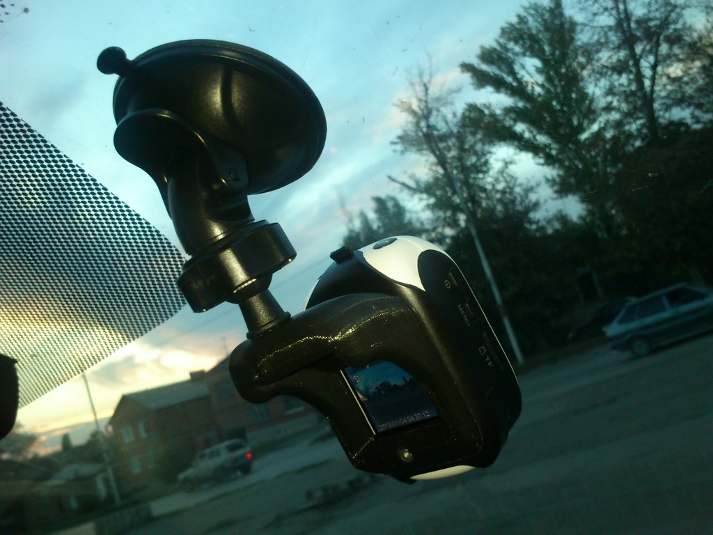 Free 3D file SJ1000 Action Camera car holder adapter. 📷 ・Object to ...