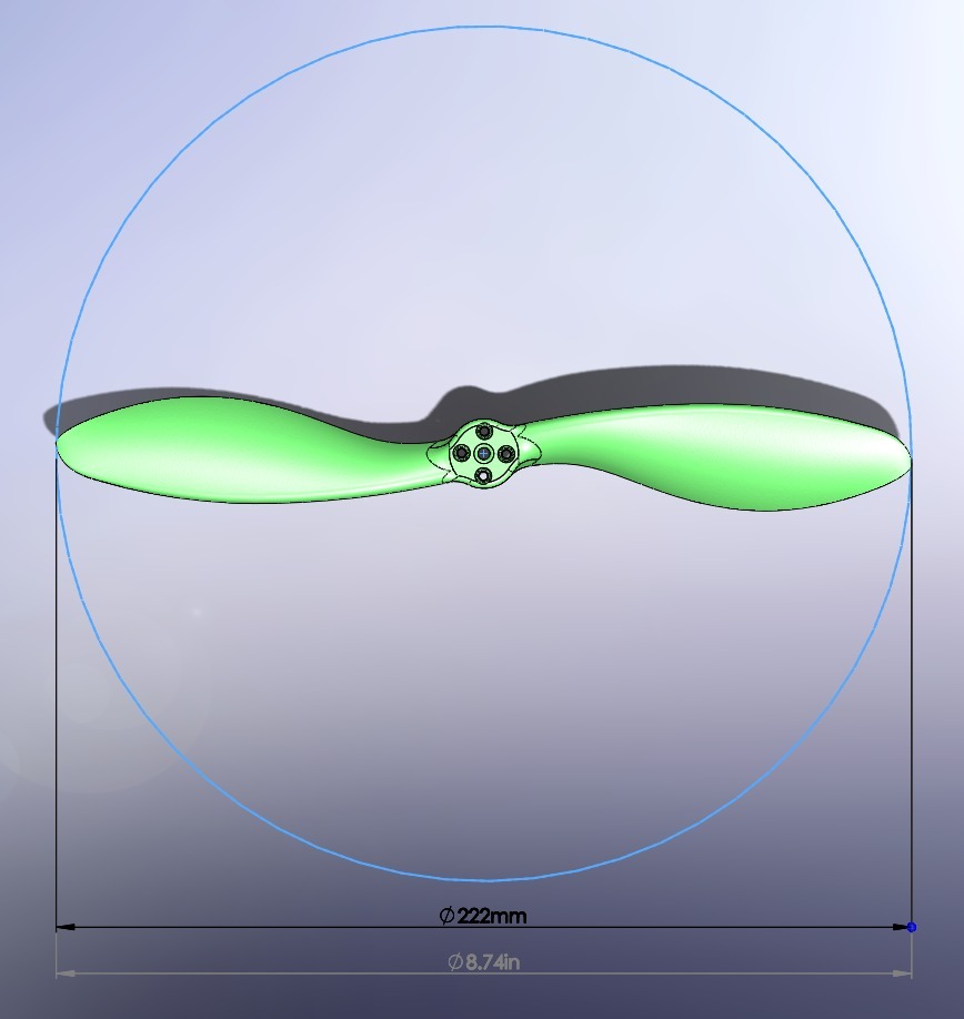 Free 3D file Custom Slow-Flyer Propeller 8x4.5 FAT version 🚁 ・3D ...