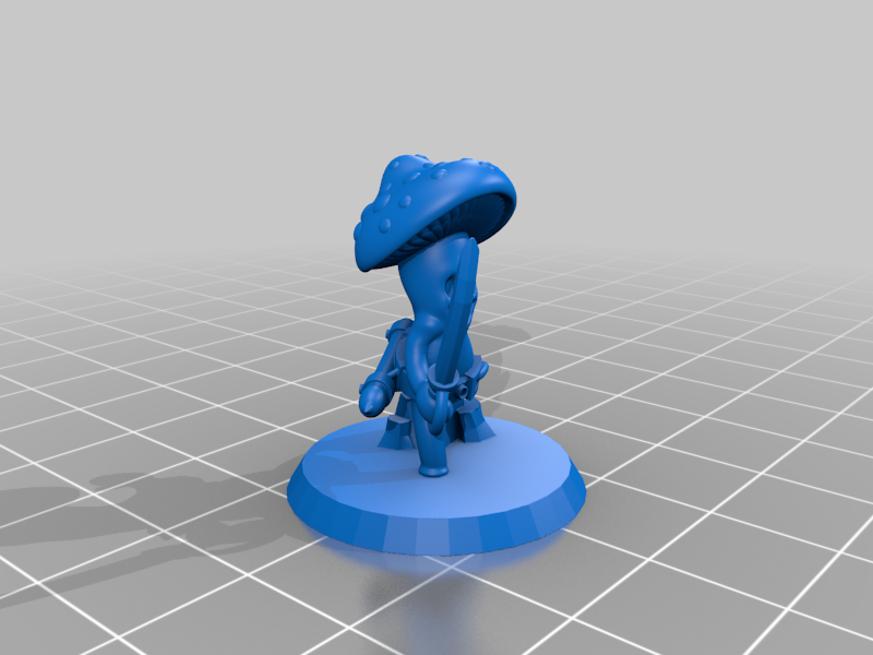 👹 Swashbuckler Mushling (28/32mm scale)・Free 3D File for ・Cults