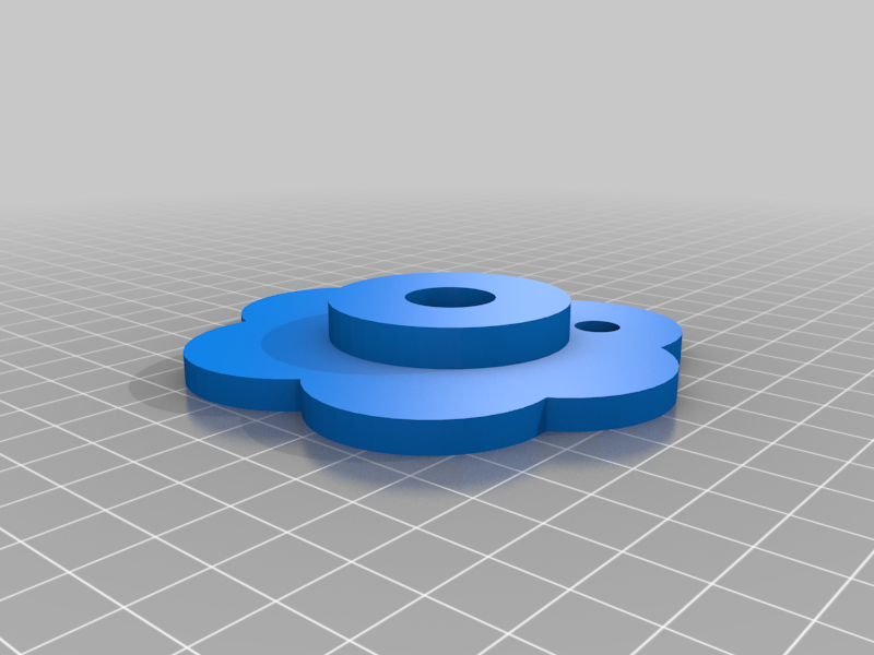 Free 3D file Keychain FLower 🗝️ ・Model to download and 3D print・Cults