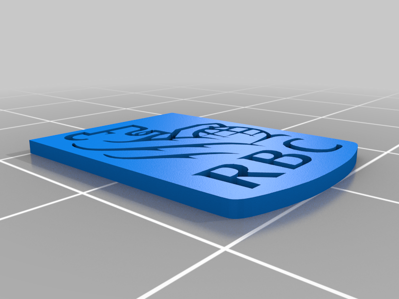 Free STL file RBC logo 🏦 ・3D print model to download・Cults