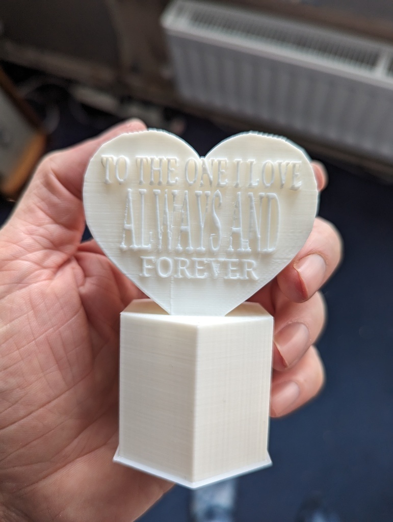 STL file The one i love ️‍🔥 ・3D printable model to download・Cults