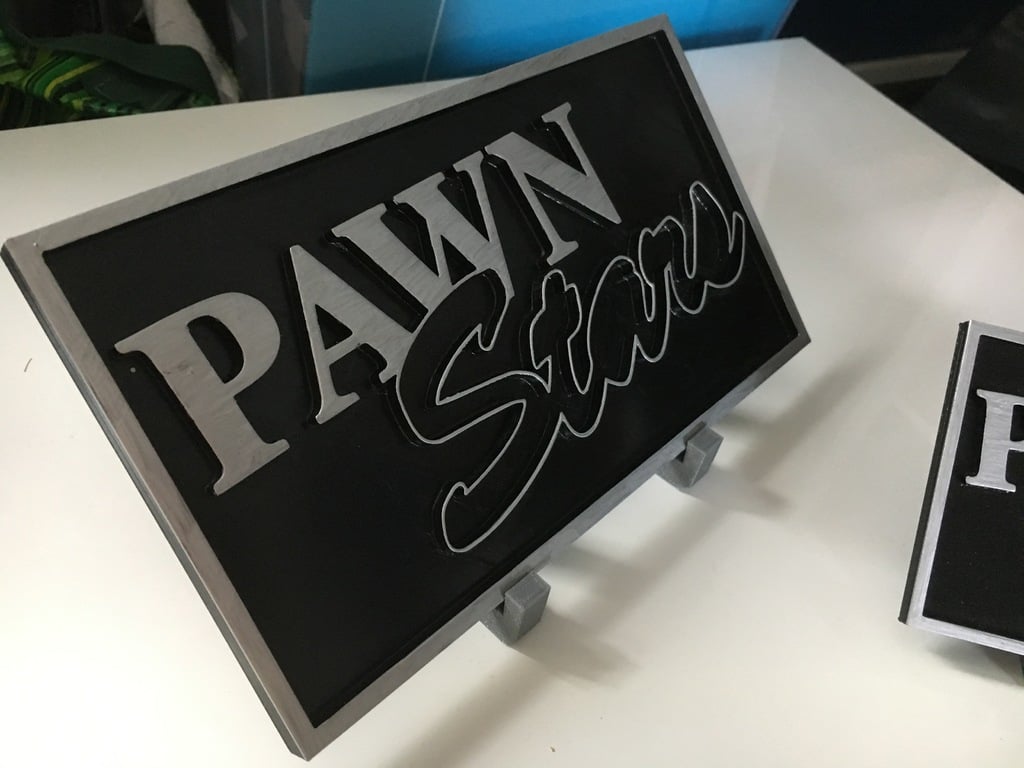 3D printable Pawn Star - Plate・Cults