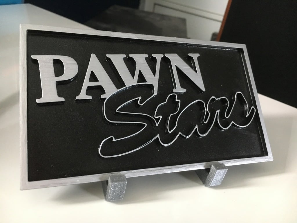 3D printable Pawn Star - Plate・Cults